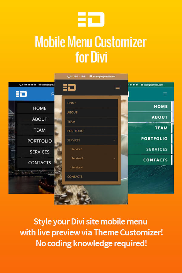 Mobile Menu Customizer for Divi
