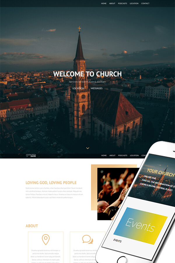 Simple Church – Divi Child Theme