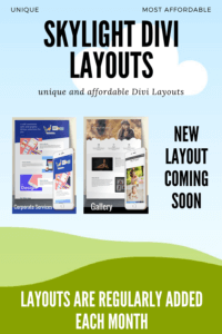 DIVICITY – universal Divi layout